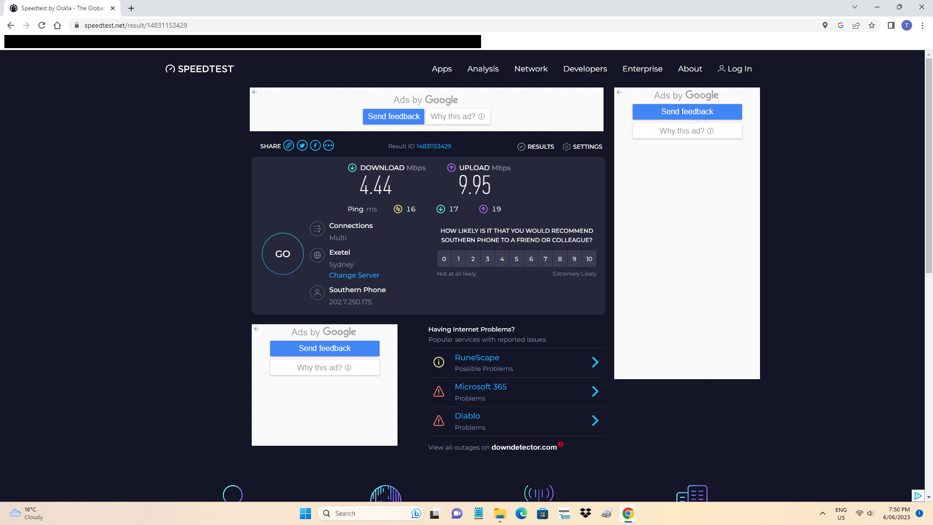 Internet - Very slow download speeds - Neighbourhood | AGL