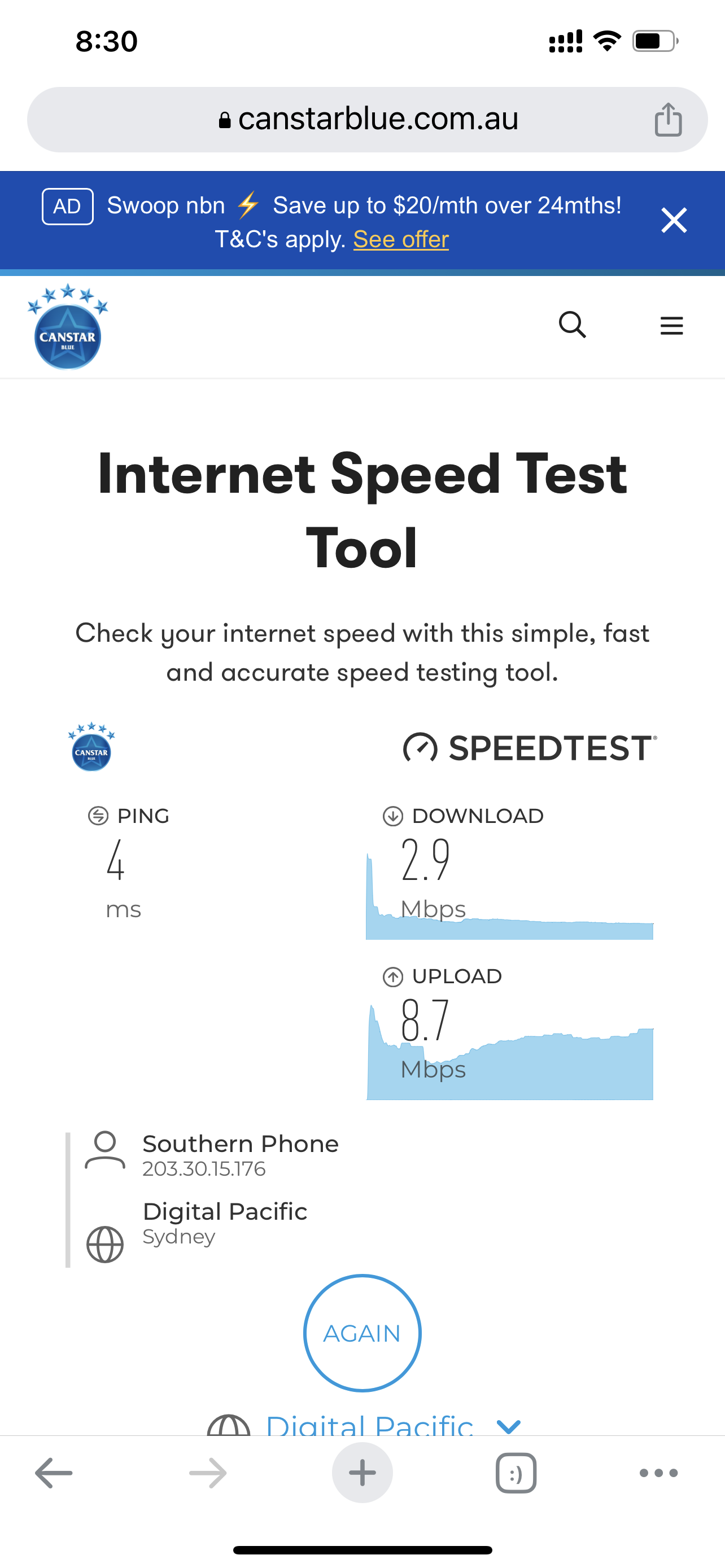 NBN speed super slow during night 1-2M for a home ... - Neighbourhood | AGL