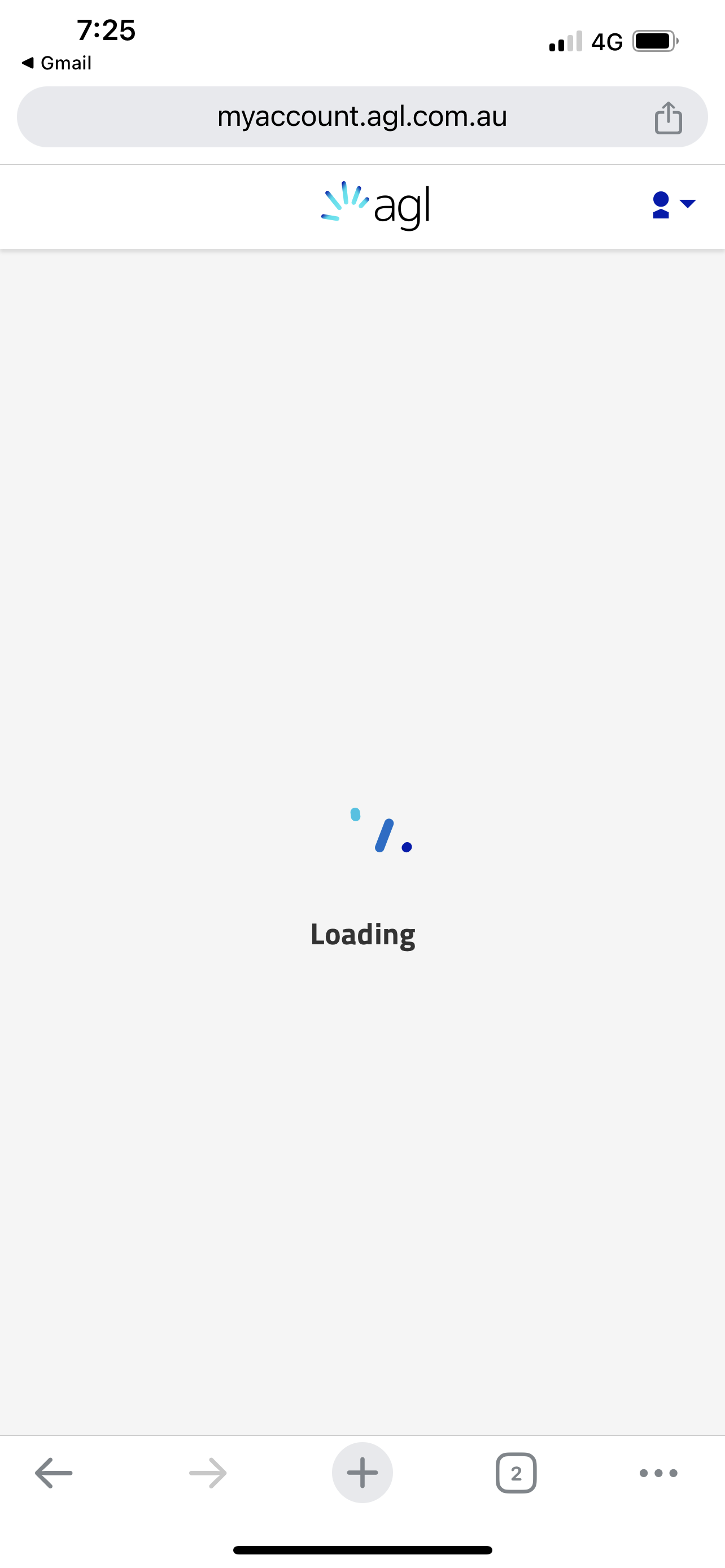 Trouble logging into account. Stuck on “loading pa... - Neighbourhood | AGL