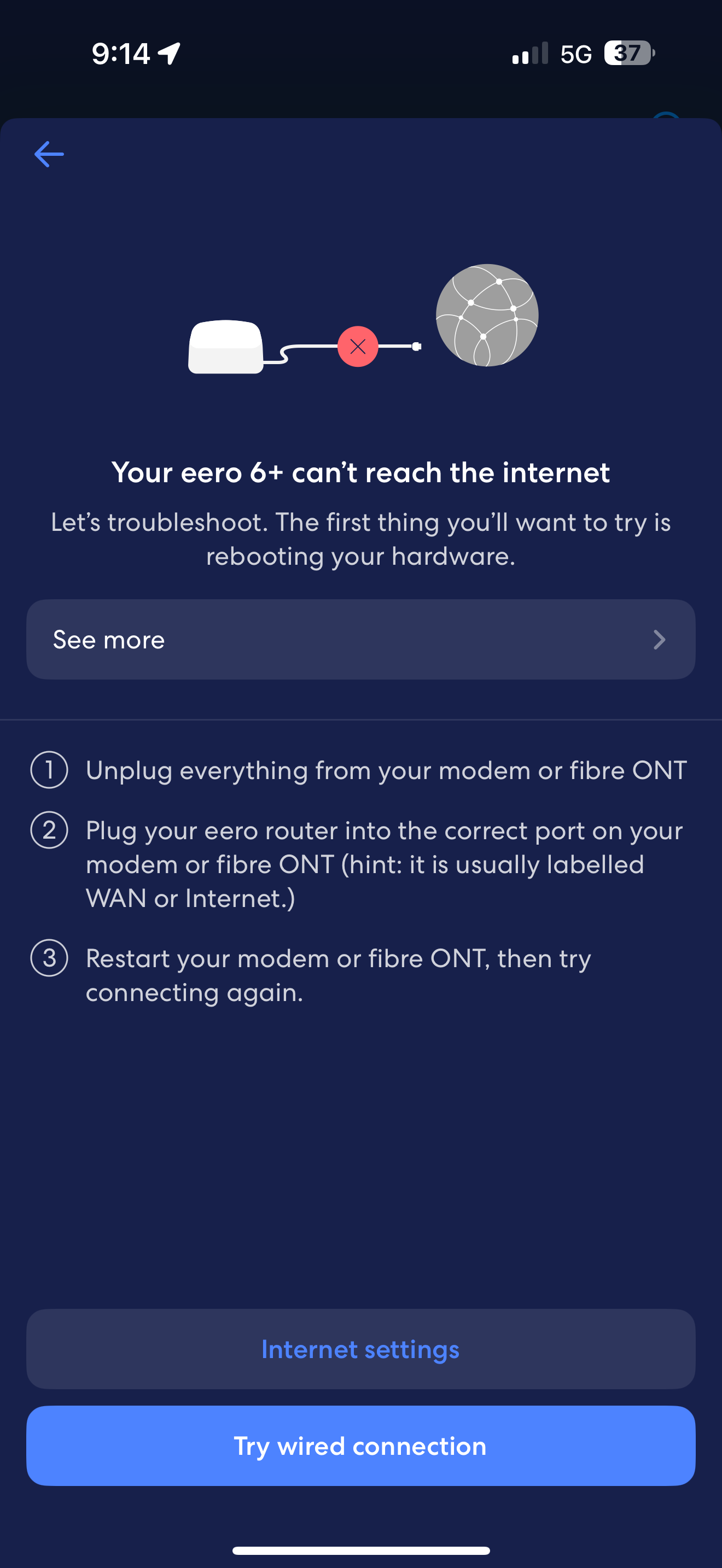 Internet Connection Issue Neighbourhood Agl