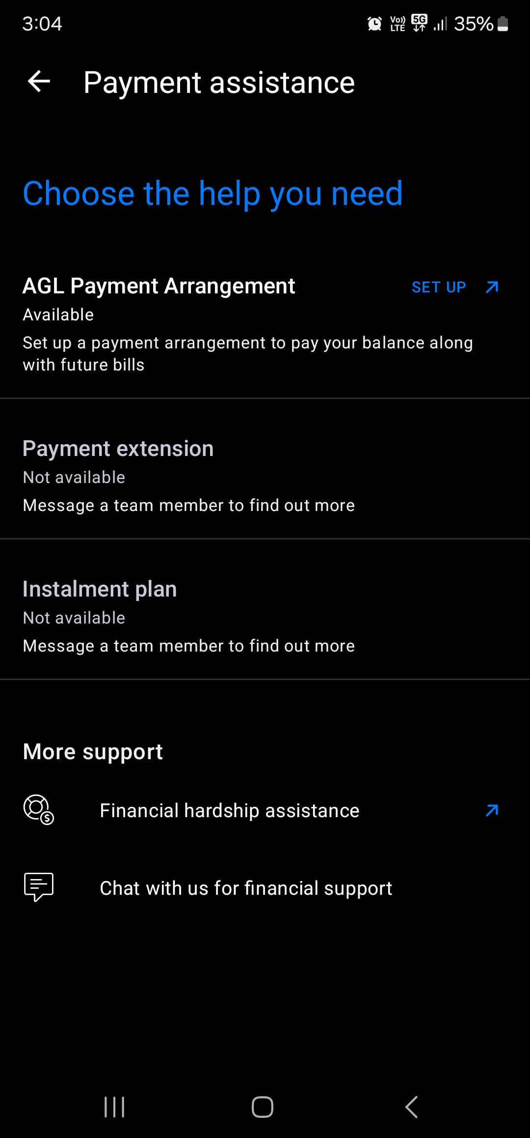 Solved: Payment Extension function not in Payment assistan... - Page 2 - Neighbourhood | AGL